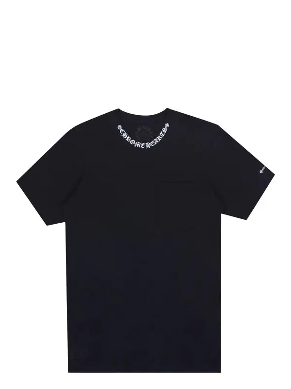 Chrome Hearts Neck Logo Tee - Black