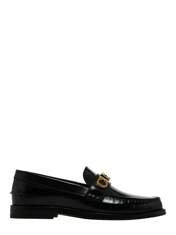 Gucci Cara Logo Snaffle Loafer - Black