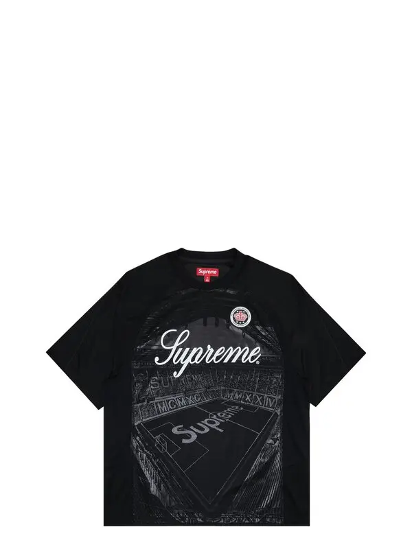 Supreme Jacquard Soccer Jersey - Black