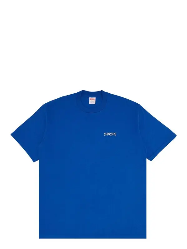 Supreme Black Cat Tee 'royal - Blue