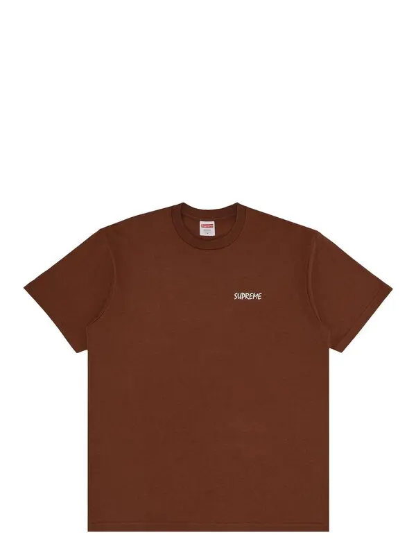 Supreme Black Cat Tee - Brown
