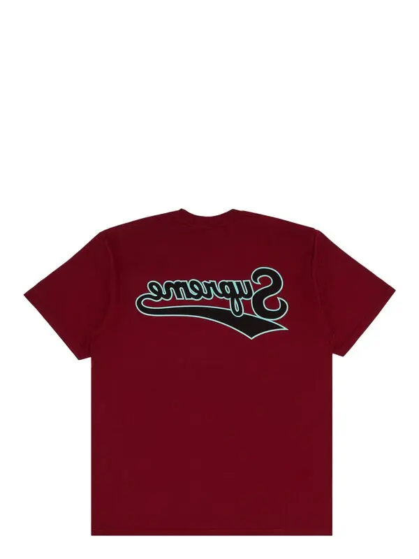 Supreme Backwards Tee 'cardinal - Red