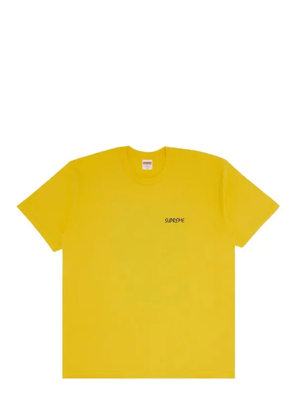 Supreme Black Cat Tee - Yellow