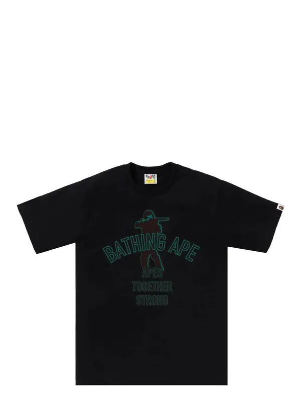 A BATHING APE Soldier Ats Tee - Black