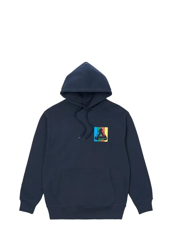PALACE Tri-emb Hood 'navy - Blue