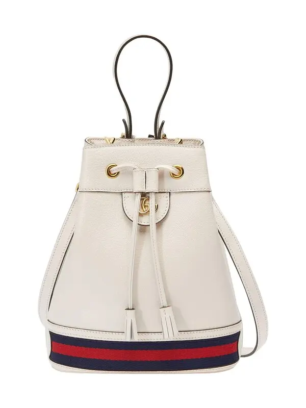 Gucci Ophidia Small Bucket Bag - White