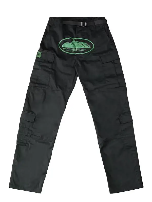 CORTEIZ Mula Guerillaz Cargo Trousers - Black