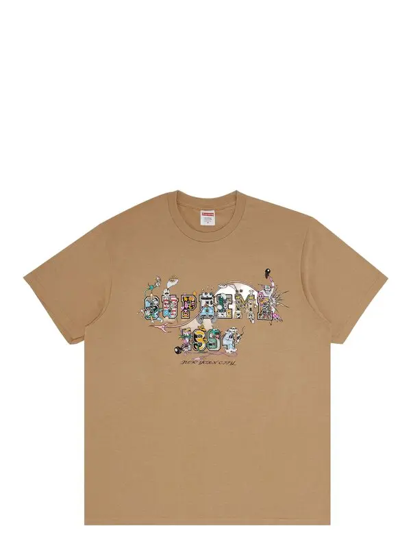 Supreme Varsity Tee 'khaki - Tan
