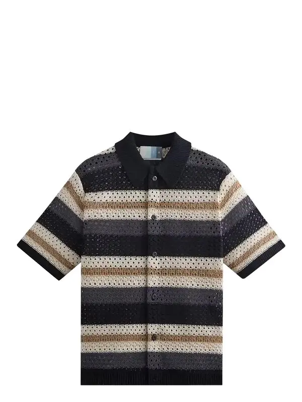 Kith Thompson Crochet Button Down Shirt - Multicolor