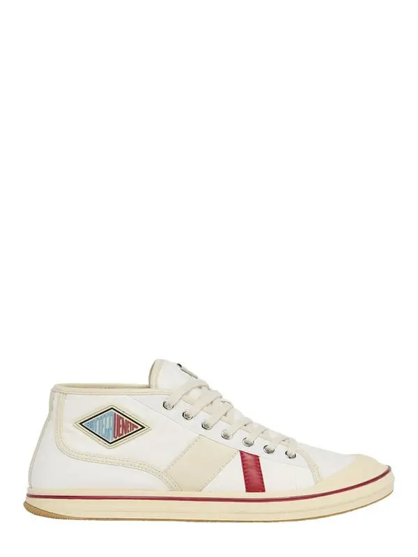 Bottega Veneta Eliot Mid-top Sneakers - White-sea Salt