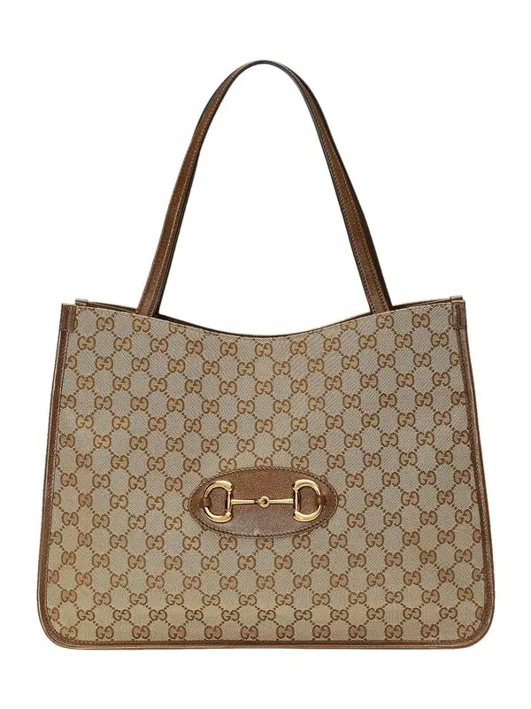 Gucci Horsebit 1955 Tote Bag - Tan