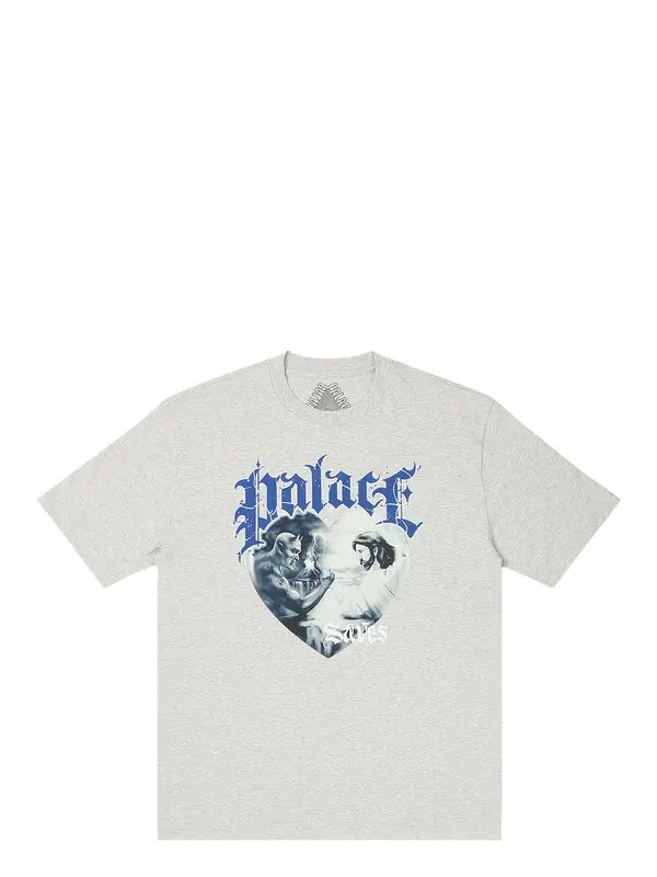 PALACE Save Thyself T-shirt Marl - Grey