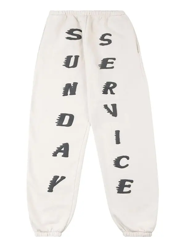 KANYE WEST Sunday Service Sweatpants - White