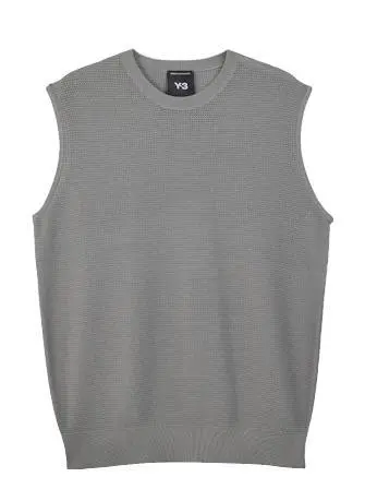 Adidas Graphic Knit Vest - Charcoal Solid Grey