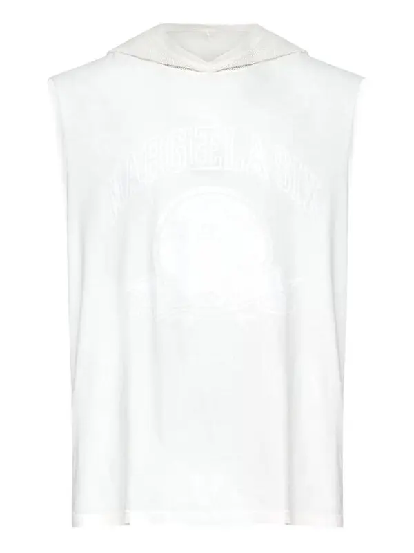 MAISON MARGIELA Printed Tank Top - White