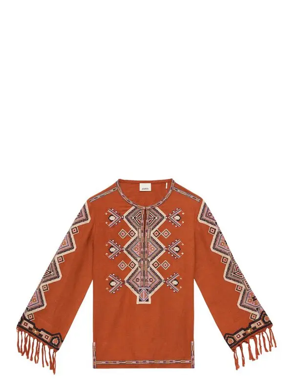 Isabel Marant Zelda Blouse - Orange