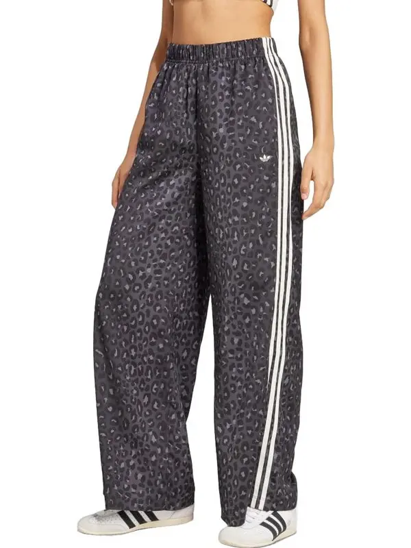 Adidas Originals Wide Leg Satin Pants - Multicolor / Carbon