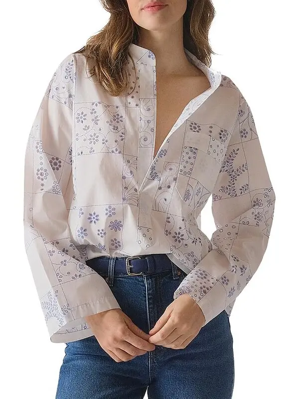 CISSA Poplin Shirt - Eyelet