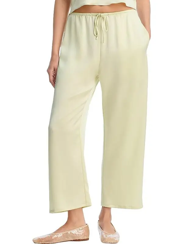 LESET Barb Crop Drawstring Pants - Citrine