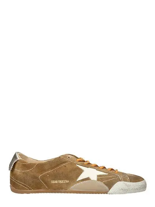 Golden Goose True-star Suede Low-top Trainers - Tan Comb