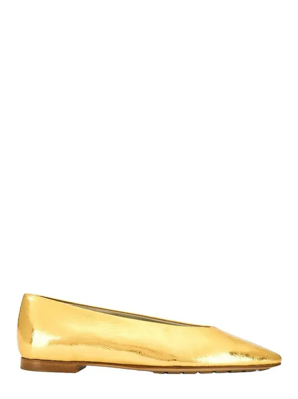 Bottega Veneta Ballet Flat - Gold