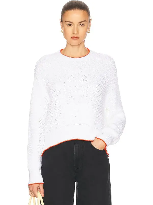 Givenchy 4g Sweater - White