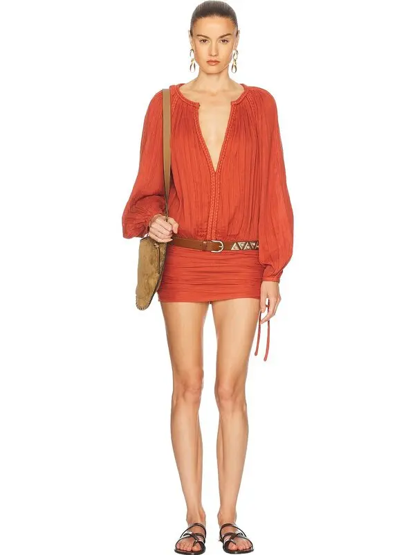 Isabel Marant Jaoni Dress - Burnt Orange