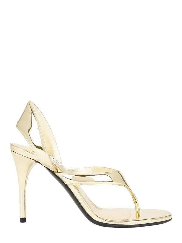 Alaïa Thong Sandal - Platine