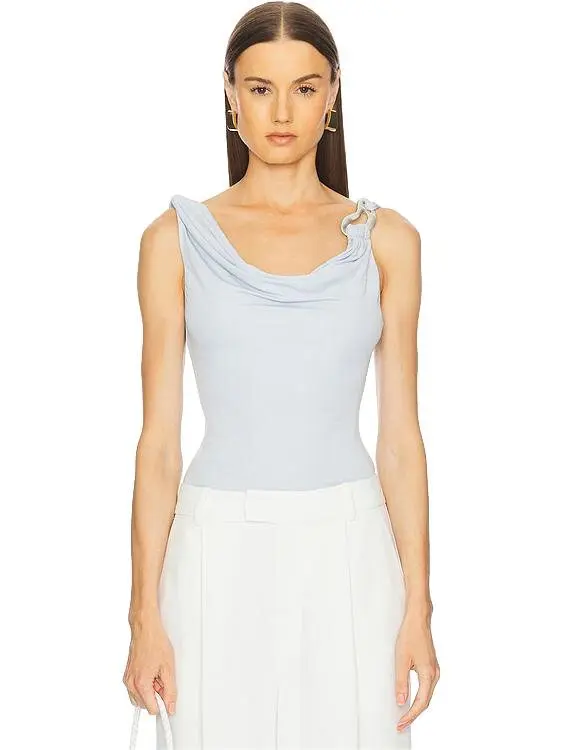 L'academie By Marianna Kirina Top - Pale Blue