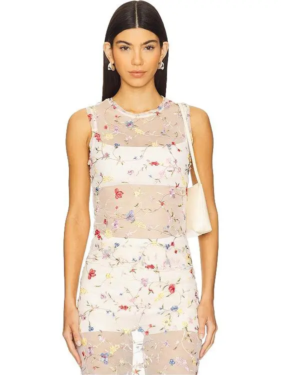 L'academie By Marianna Ninah Top - Mayfair Floral