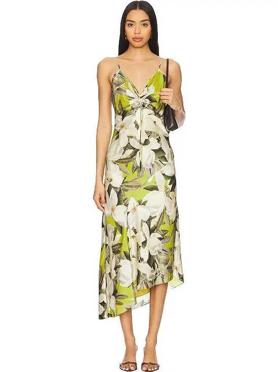 ALLSAINTS Alexia Dress - Revive Stem Green