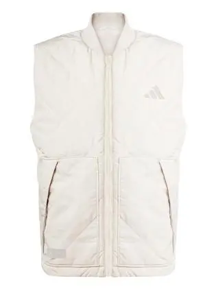 Adidas Mercedes Amg Petronas Formula Team Premium Sweat Vest - Beige/putty Beige