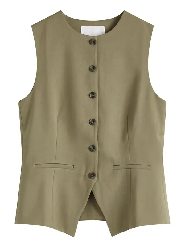 SAMSØE SAMSØE Saruma Tailored Vest - Vetiver