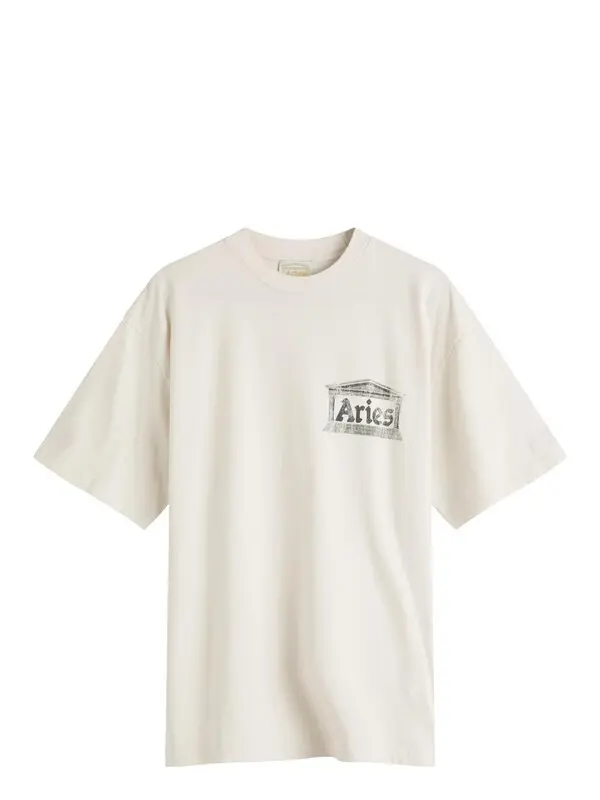 Aries Aged Ancient Temple T-shirt - Off White