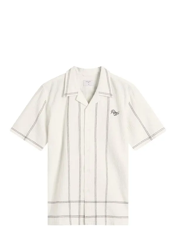 PERCIVAL Sicily Cuban Shirt - Ecru