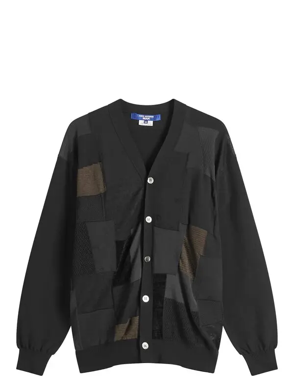 Junya Watanabe Multi Patchwork Cardigan - Black