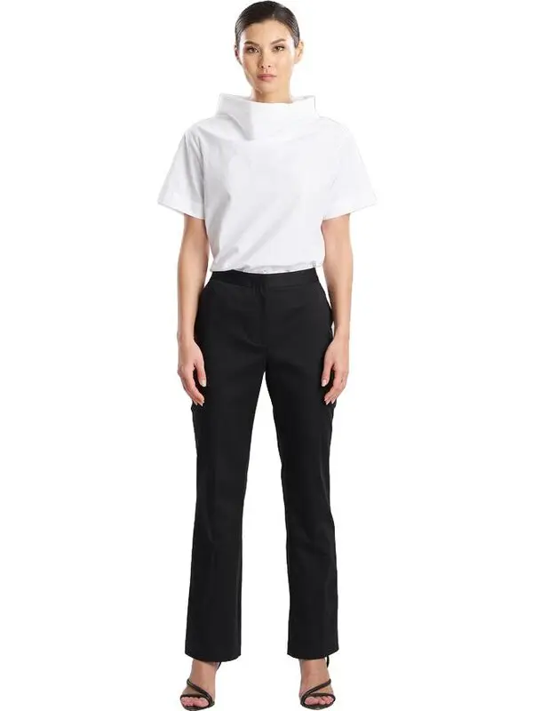 Natori Cotton Blend Chino Pants - Black