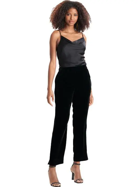 Natori Velvet Pull On Pants - Black