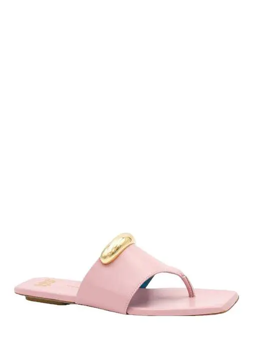 VALENTINA RANGONI Circe Thong Flat Sandal - Pale Pink