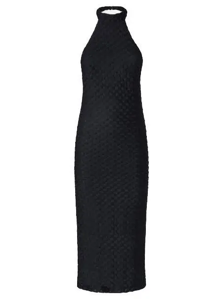 Missoni Halter Neck Midi Dress - Black