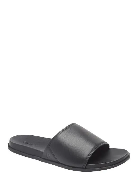 Olukai Olali Slide Sandal - Black / Black
