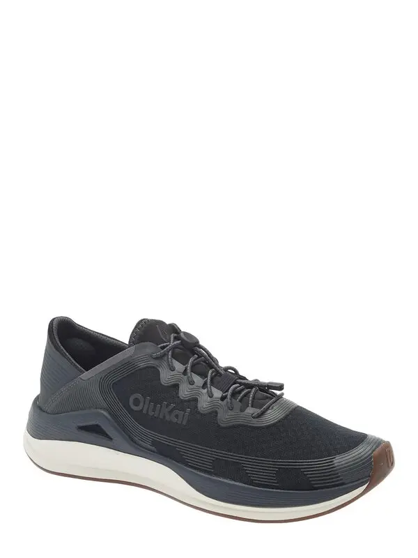 Olukai Ahi Sneaker - Black/black