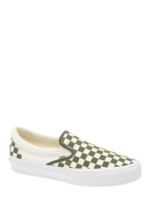 VANS Premium Slip-on Sneaker - Checkerboard Grape Leaf