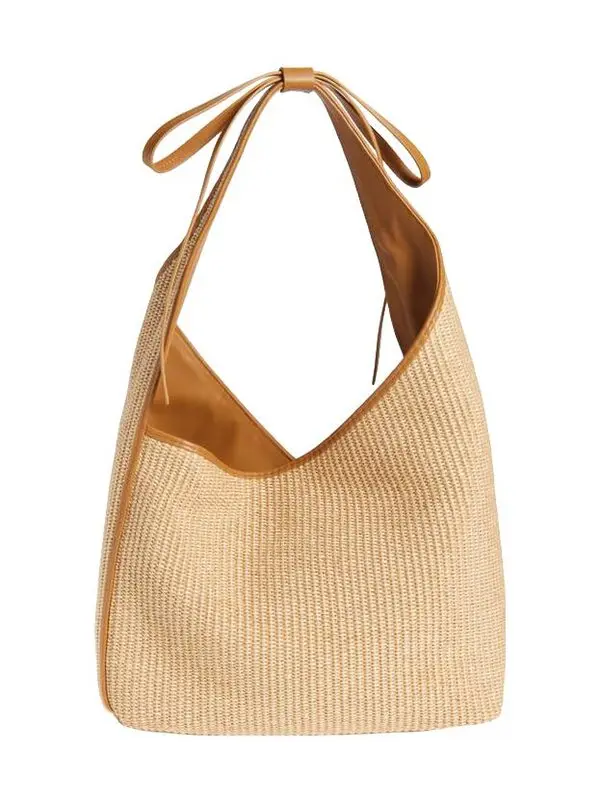 REFORMATION Medium Vittoria Woven Tote - Natural Raffia