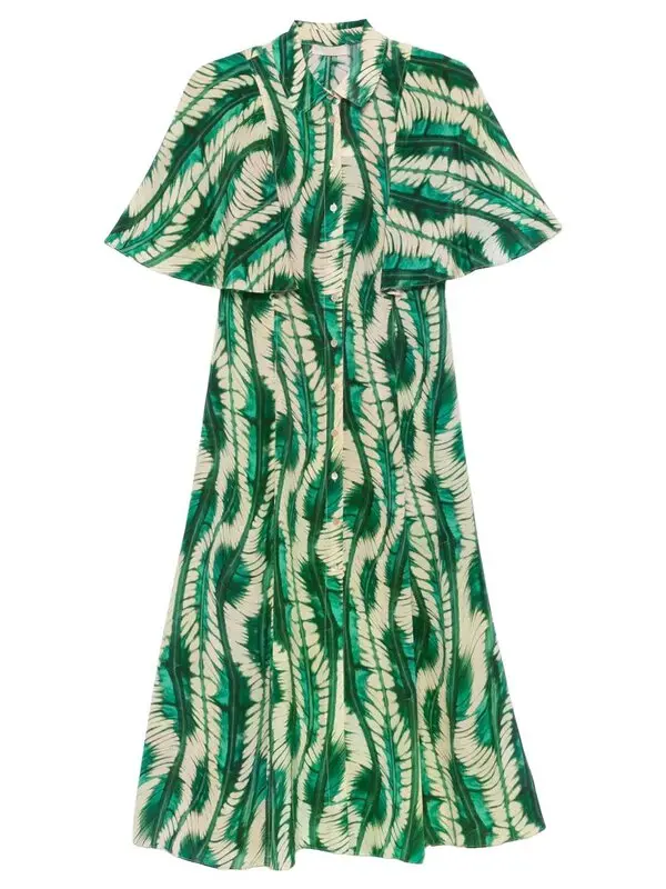 Ulla Johnson Silhuette Midi Dress - Green