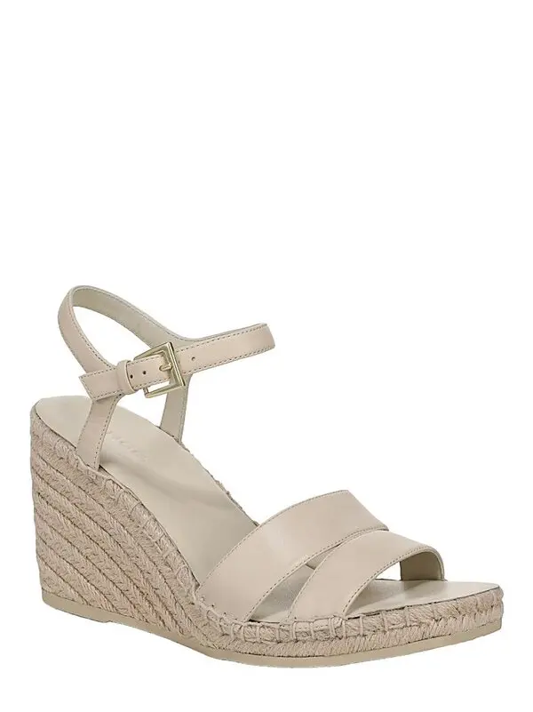 Vince Gwen Espadrille Sandals - Moonlight White