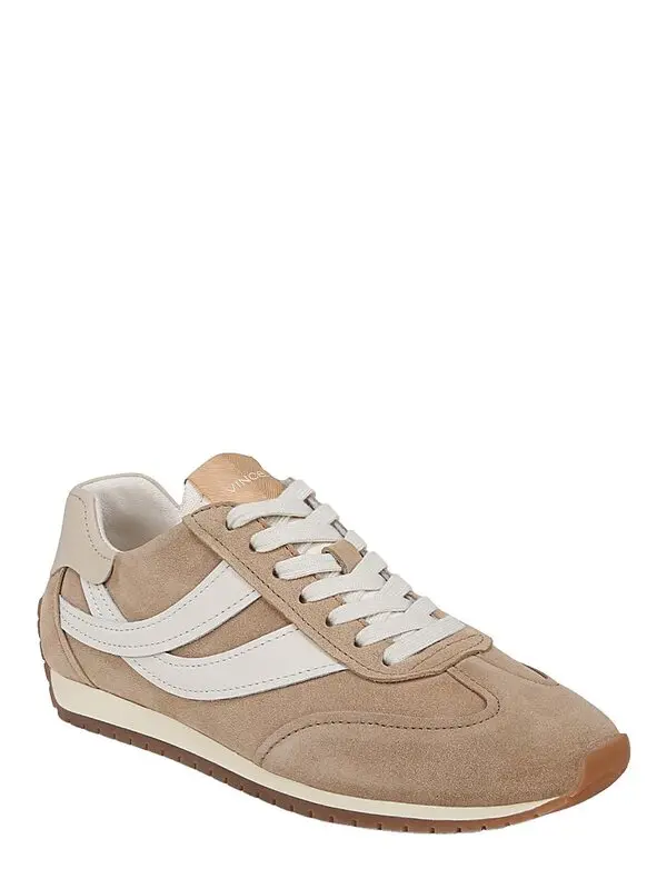 Vince Oasis Runner Lace Up Sneakers - Tan