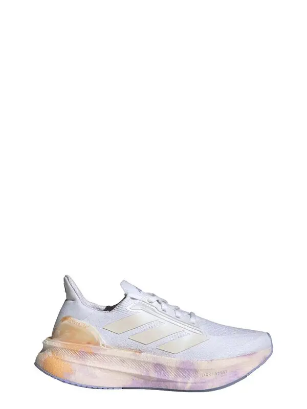 Adidas Ultra Boost 5x Tie-dye Sneakers - Cloud White/chalk White/violet Tone