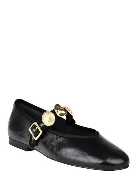 Dolce Vita Relan Mary Jane Ballet Flat - Black Leather