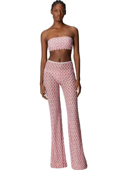 Missoni Low-rise Lace Pants - Red